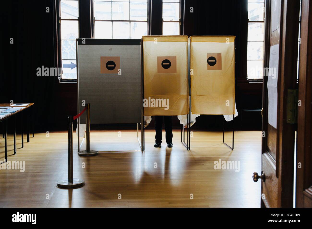 Electoral booth hi-res stock photography and images - Alamy