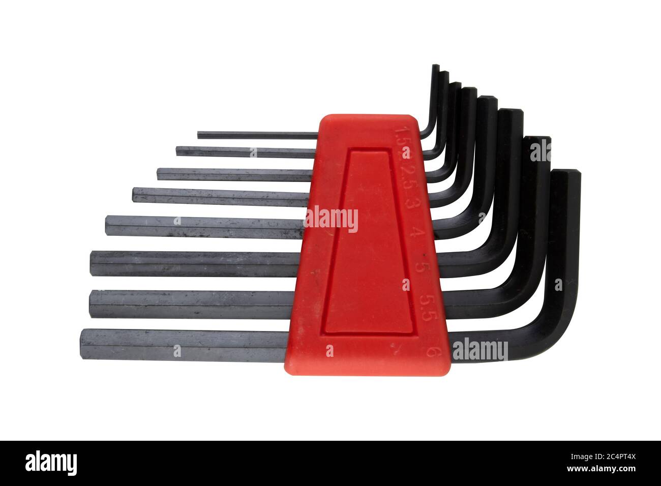 Flat lay with multiple work tools on white background with a soft ...