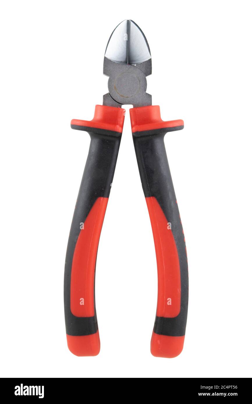 Flat lay with multiple work tools on white background with a soft ...