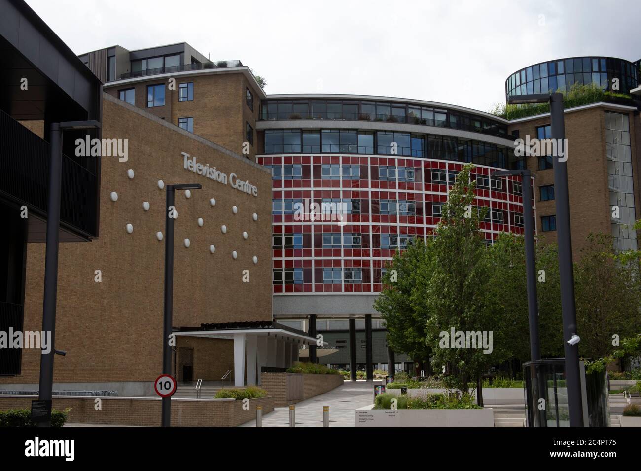 BBC Television Centre, former headquarters of BBC Television, Wood Lane ...