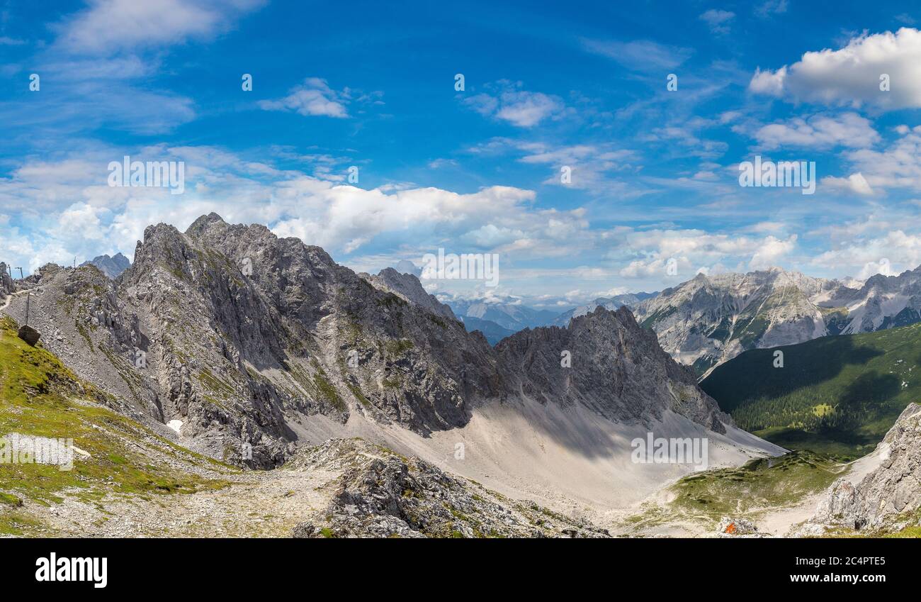 High mountain in Alps in a beautiful summer day Stock Photo - Alamy