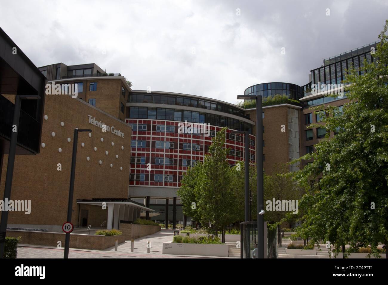 BBC Television Centre, former headquarters of BBC Television, Wood Lane ...