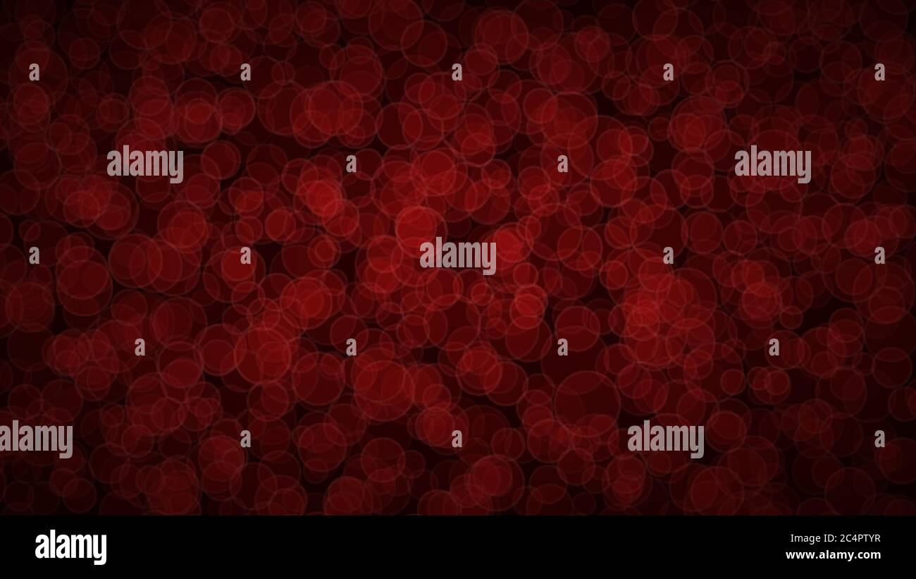 Abstract dark background of translucent circles with light outlines ...