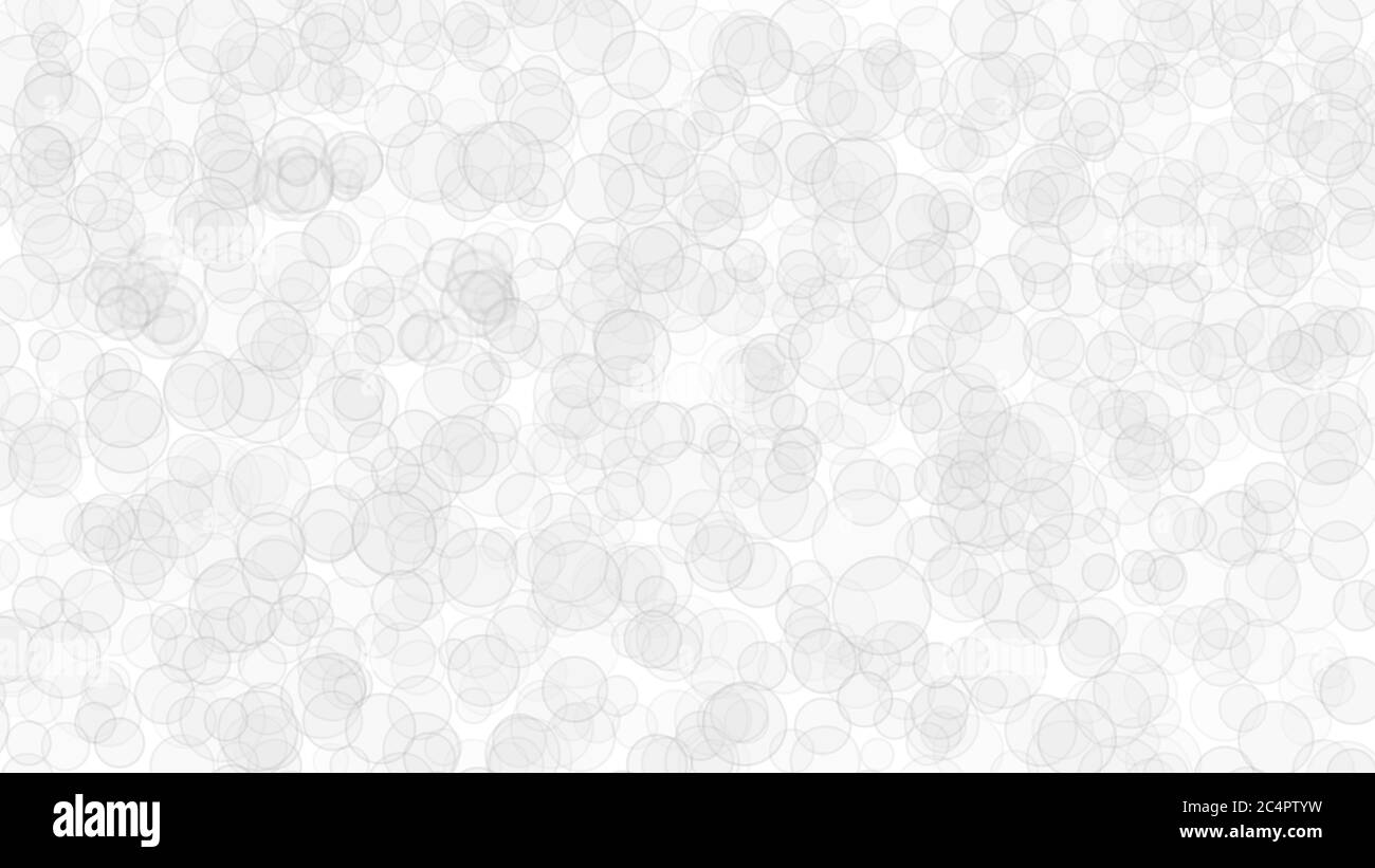 Abstract light background of translucent circles with outlines ...