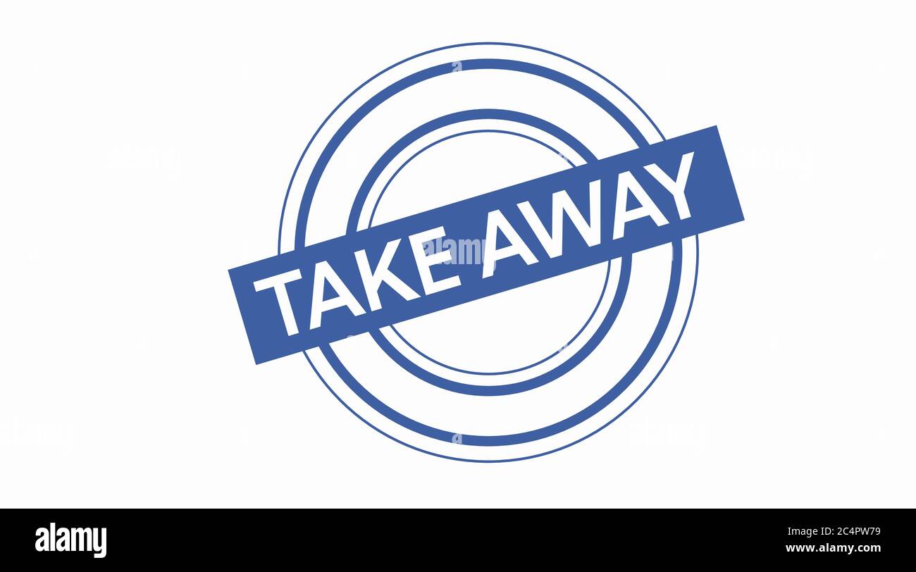 Vector Isolated Illustration of a Take Away Icon or Logo Stock Vector ...