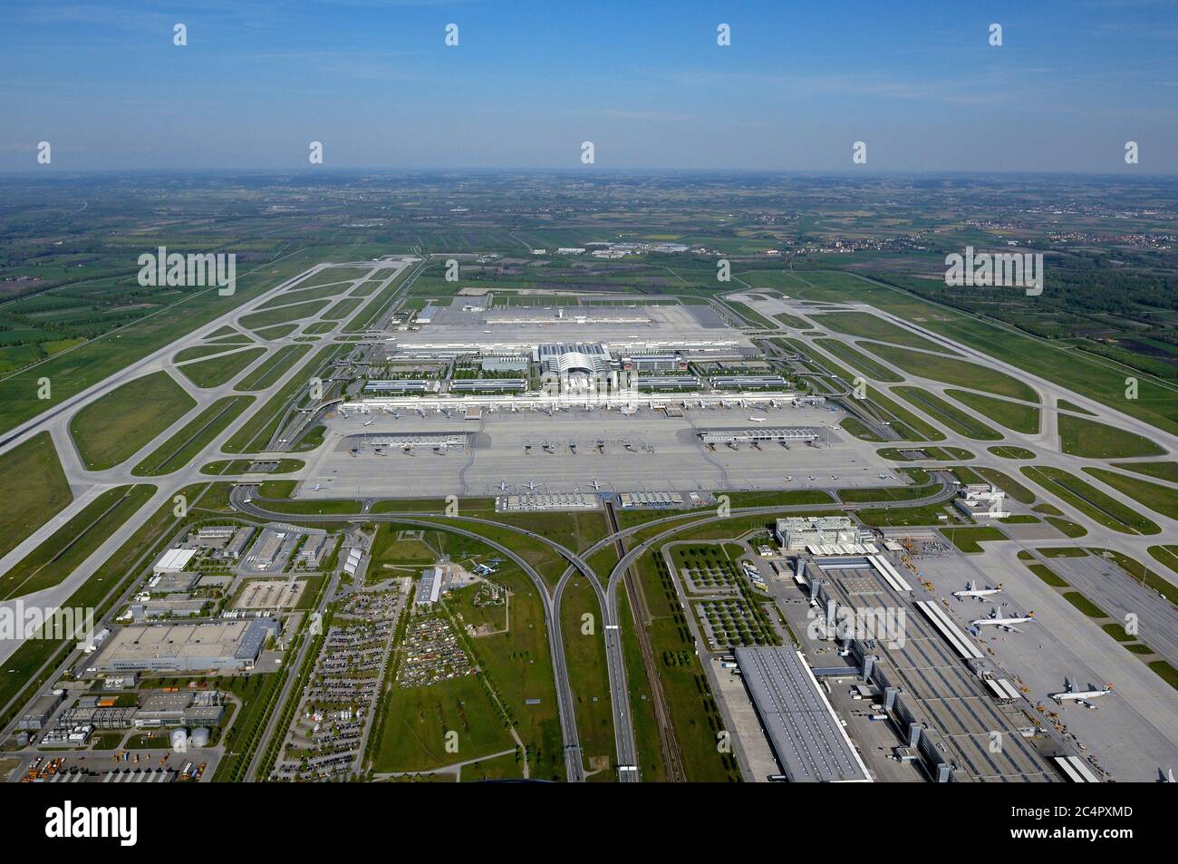 Munich International Airport Stock Photo - Alamy