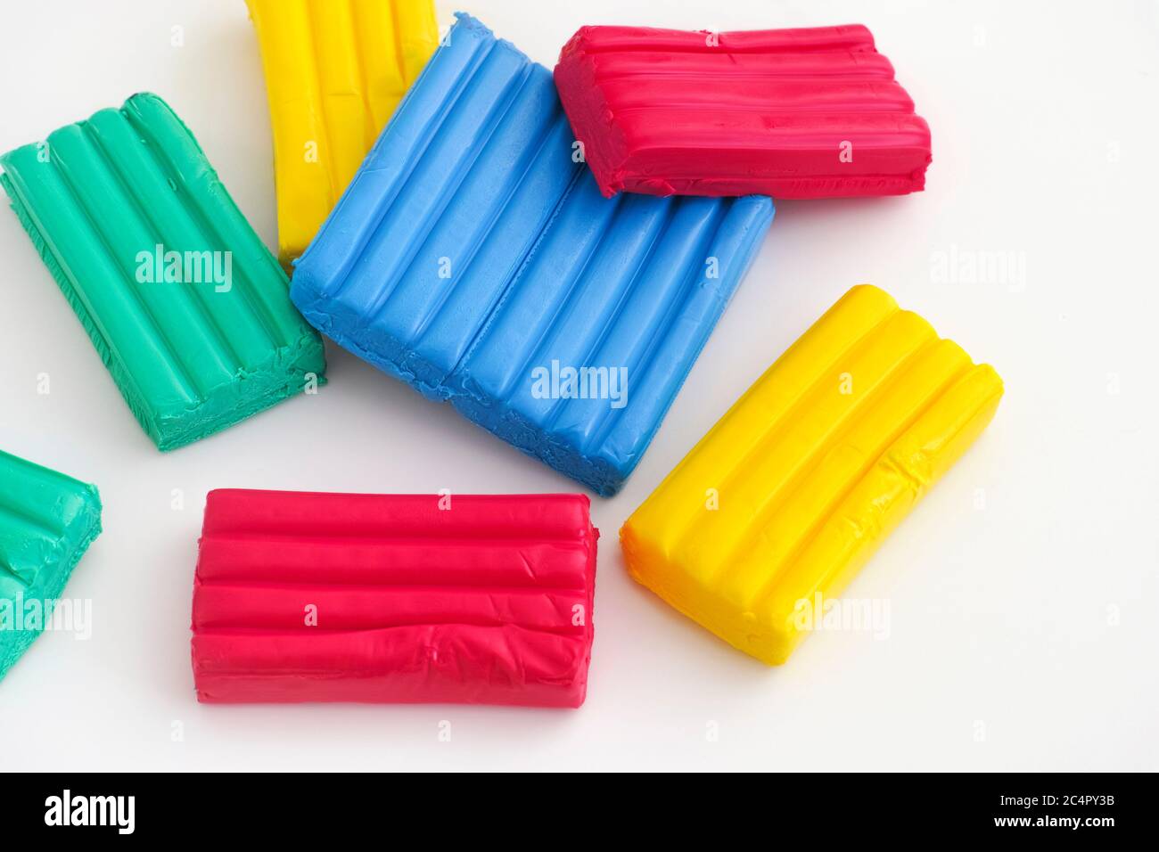 Colorful polymer clay. Close up Stock Photo - Alamy