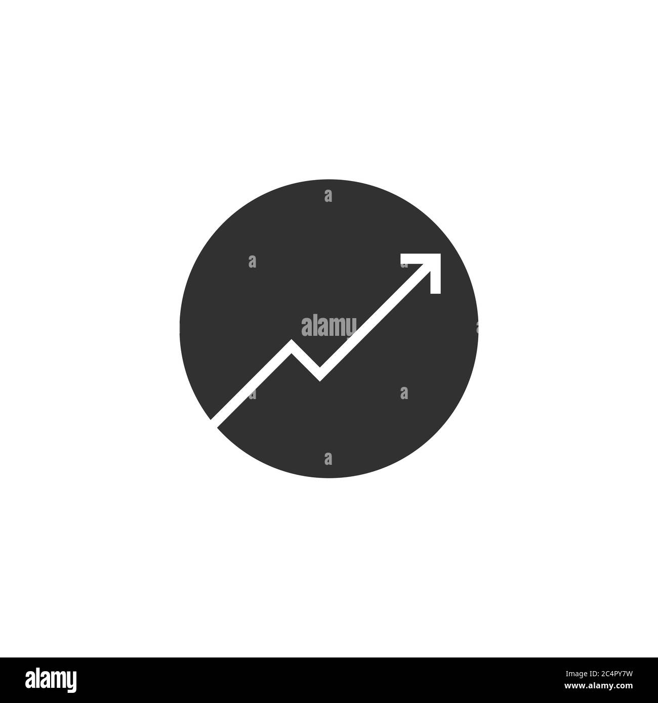 Stylish Arrow icon. Arrow pointing up Stock vector illustration ...