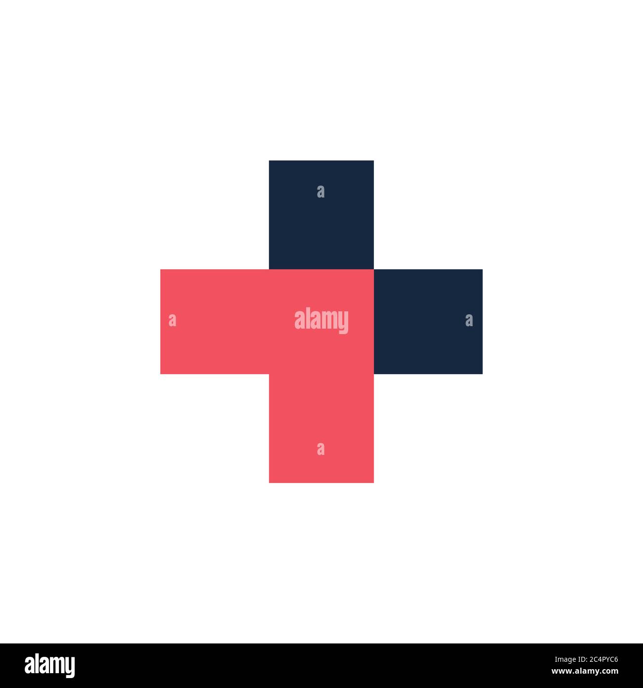 Medical cross icon. Stock vector illustration isolated on white ...