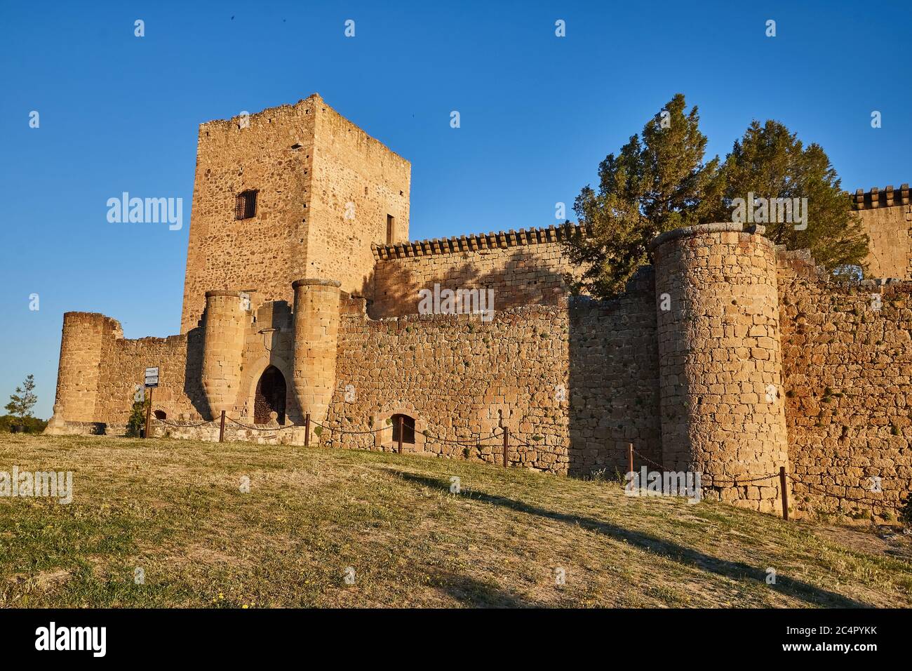 Castle of Pedraza village in Segovia province, Spain Stock Photo - Alamy
