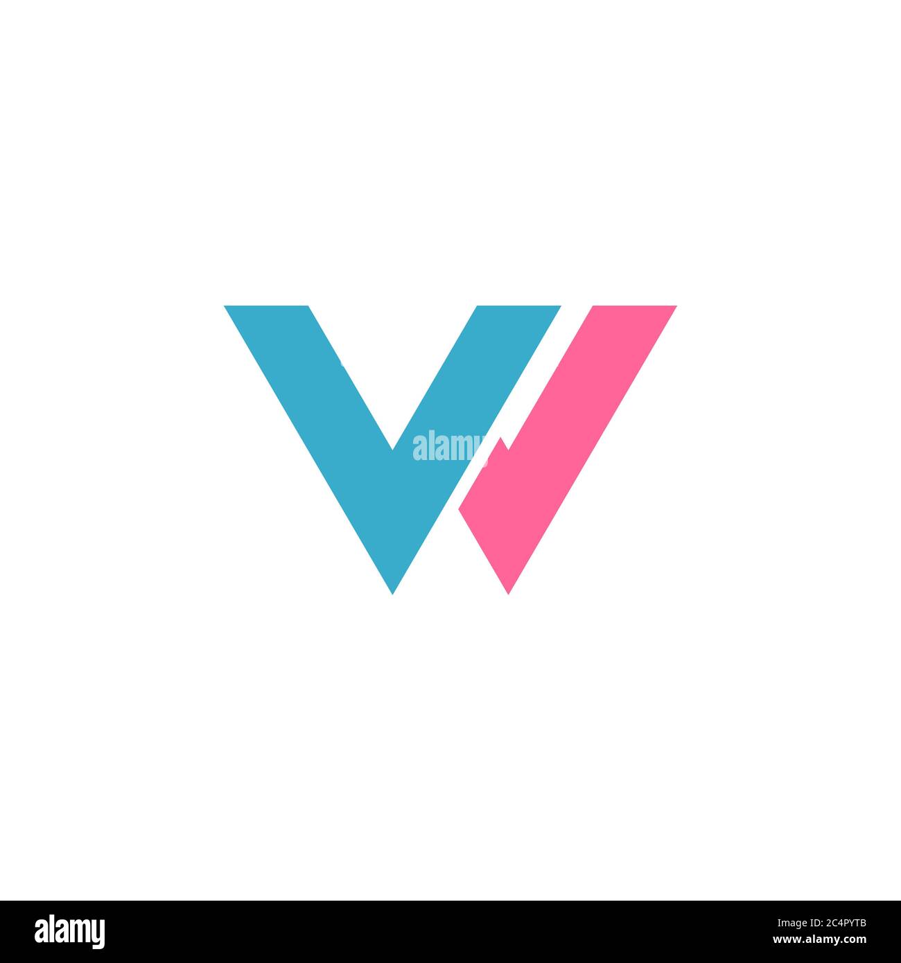 VA letter logo. Stock vector illustration isolated on white background ...