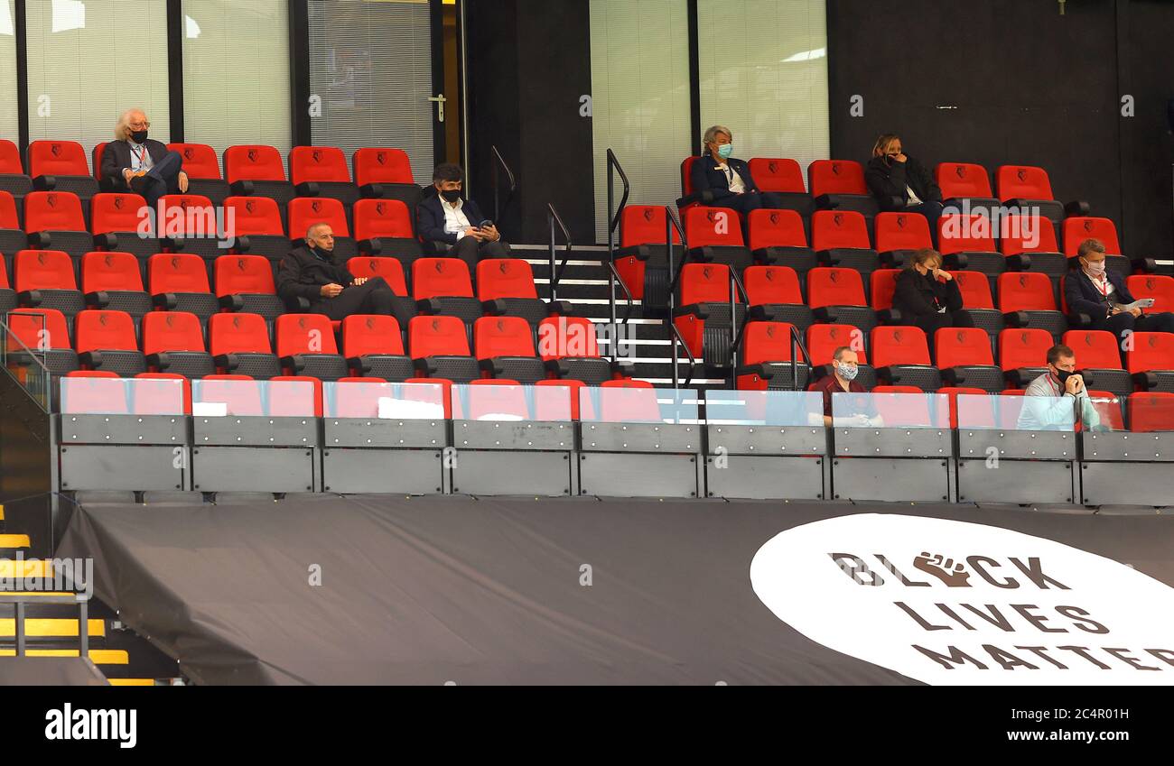 Watford owner gino pozzo stands premier league match vicarage road hi ...