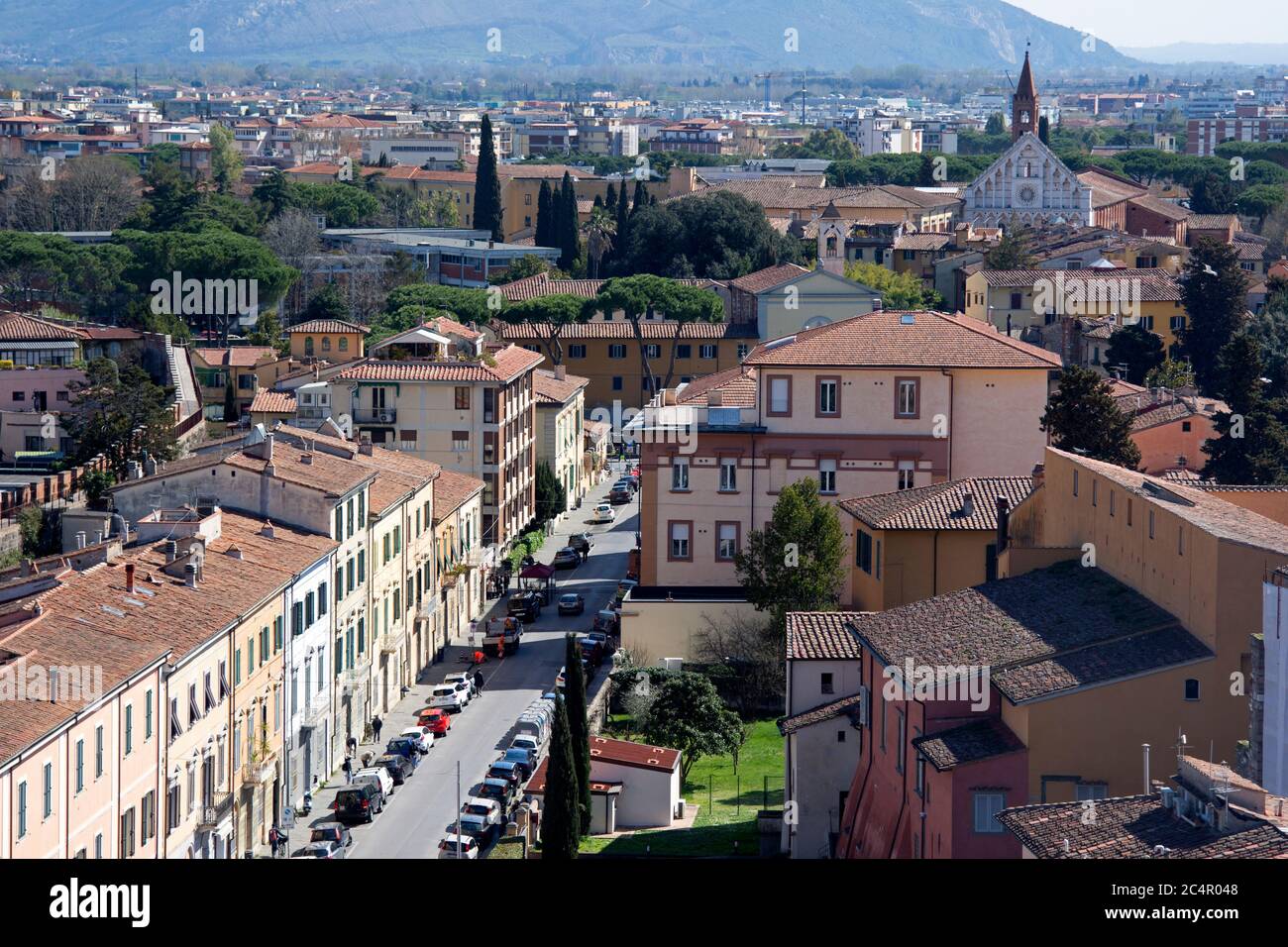 The leaning tower of pisa top view hi-res stock photography and images ...