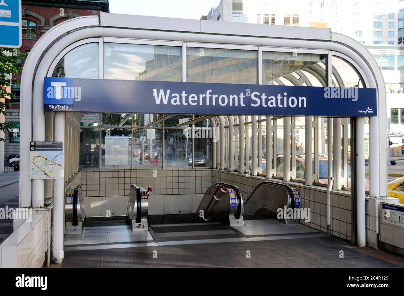 Skytrain At Waterfront By SkyTrain Expo Line Modernizations: A Case
