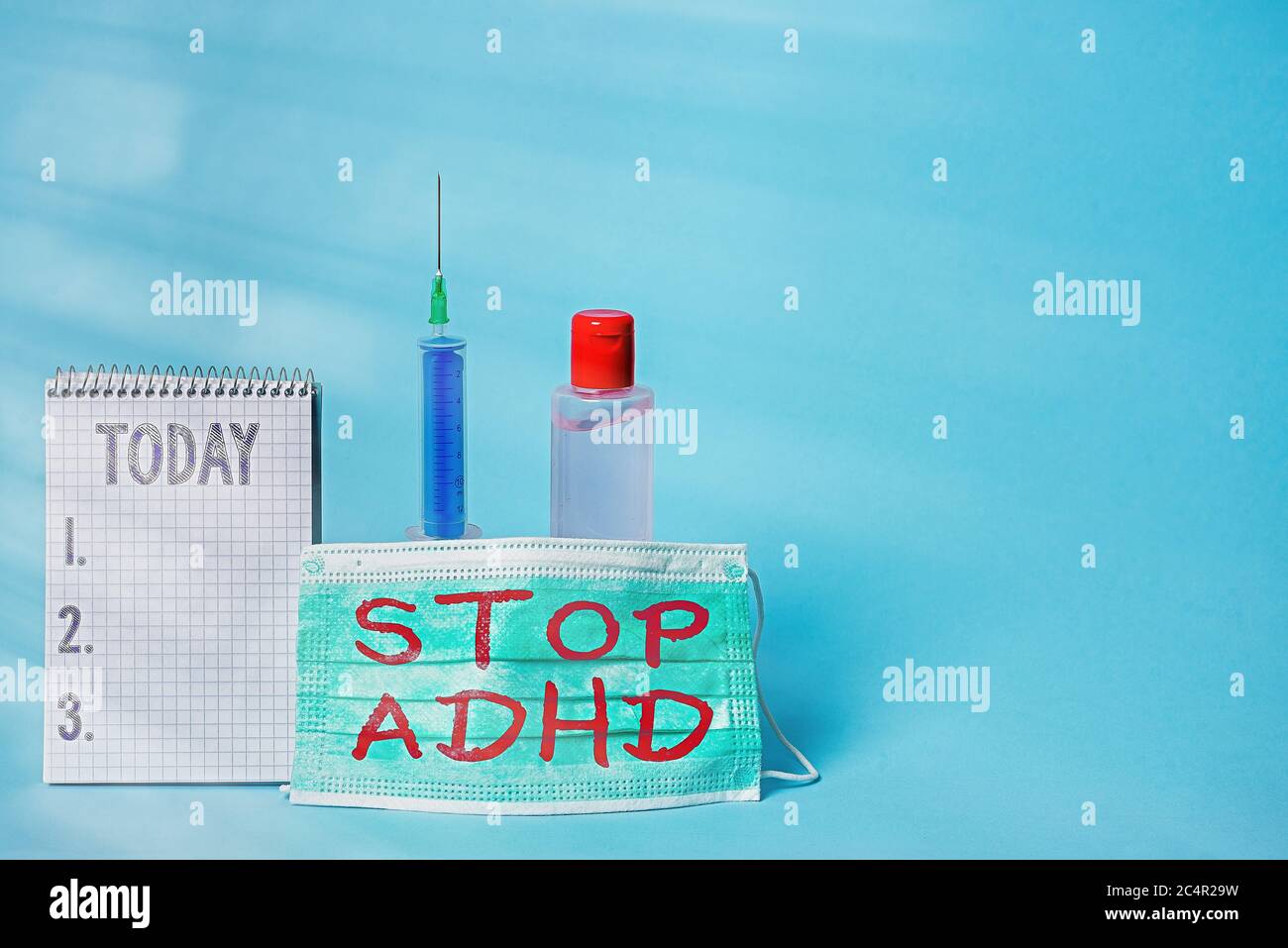 Text sign showing Stop Adhd. Business photo showcasing treat a disorder ...