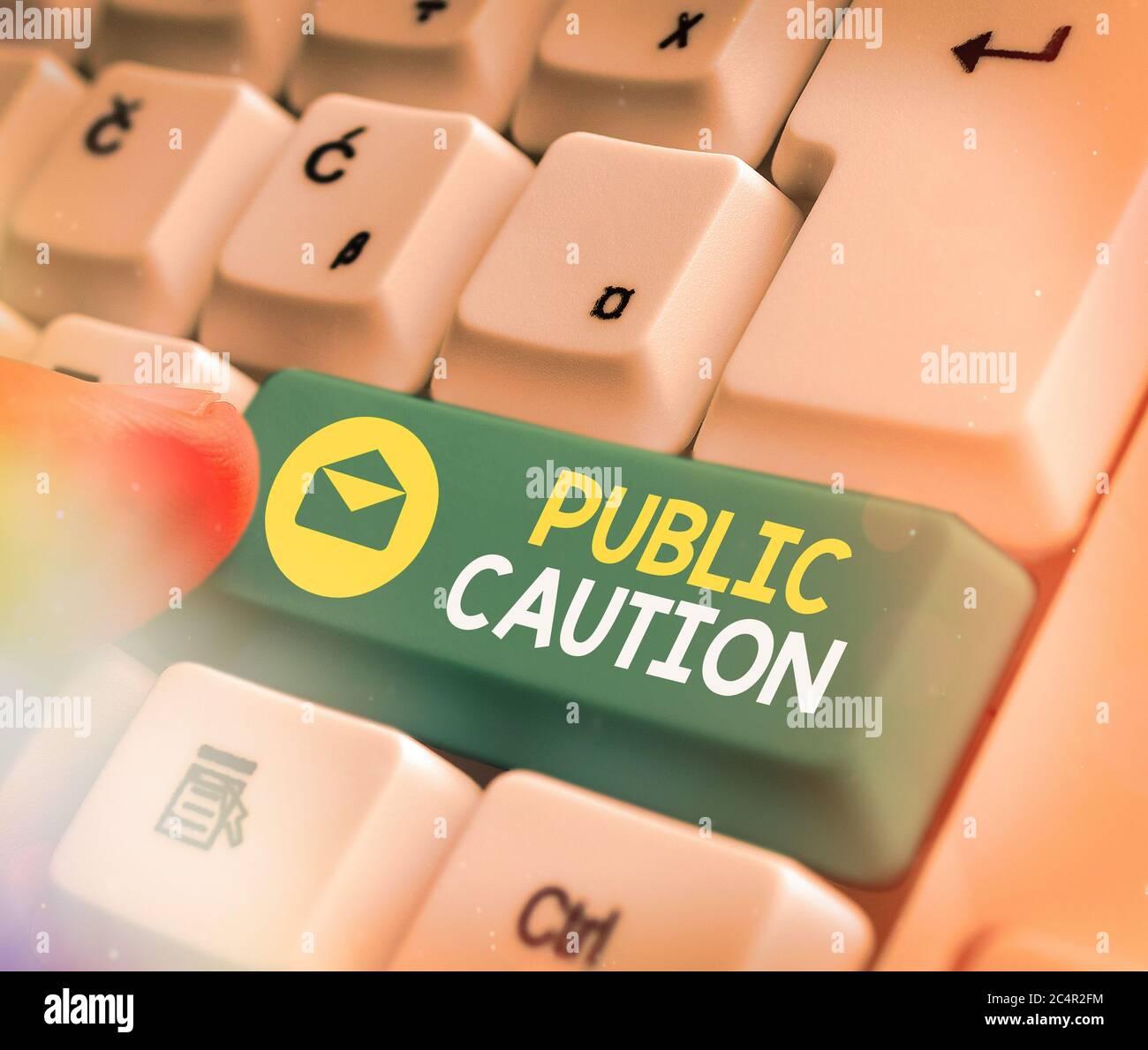 Text sign showing Public Caution. Business photo text formal warning ...