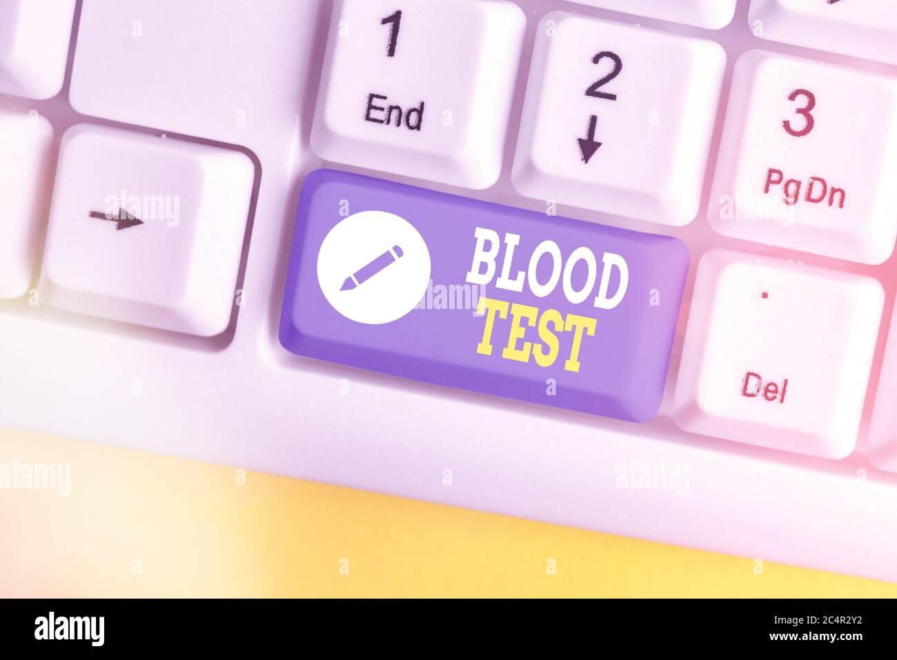 Word writing text Blood Test. Business photo showcasing Extracted blood ...
