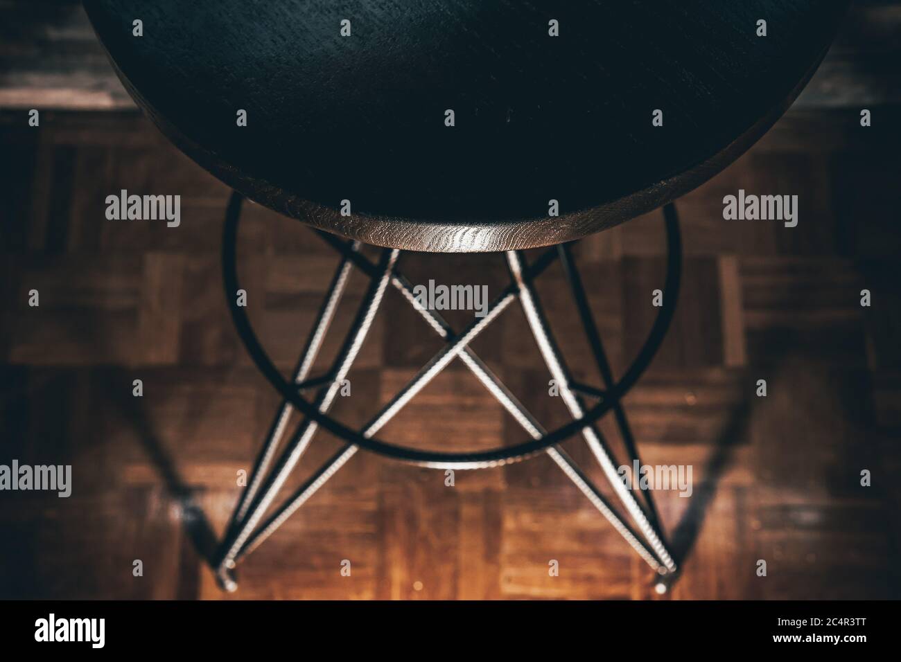 Custom made bar stools Stock Photo - Alamy