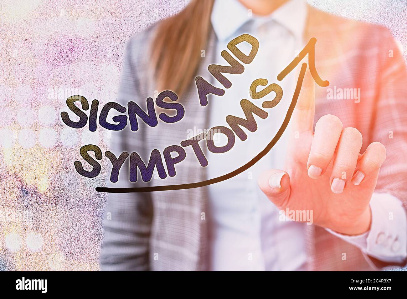 Word writing text Signs And Symptoms. Business photo showcasing ...