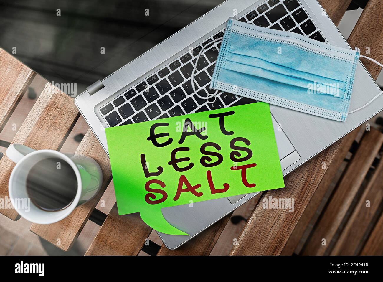 Word writing text Eat Less Salt. Business photo showcasing reducing the ...
