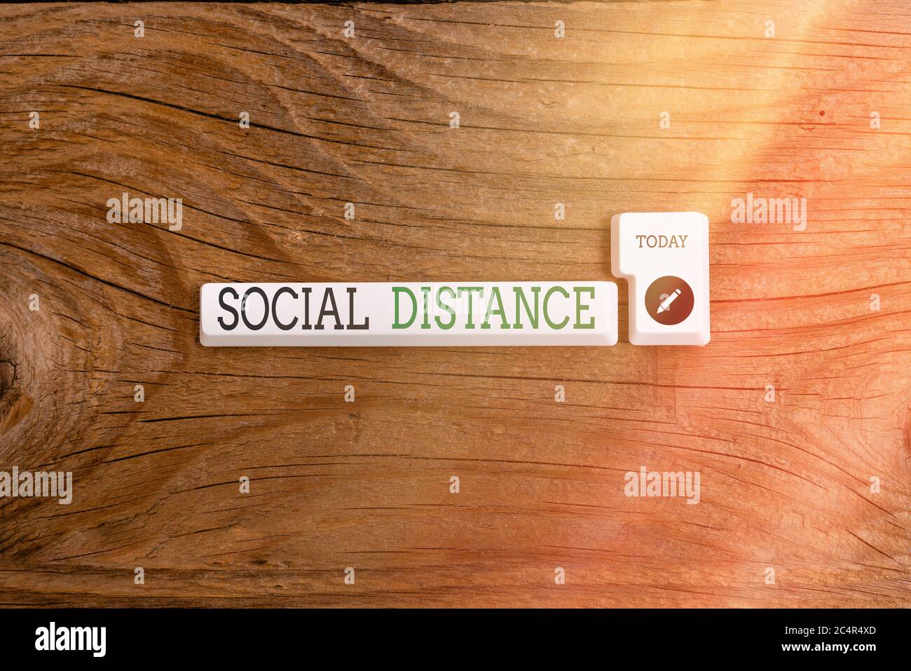 Text sign showing Social Distance. Business photo showcasing degree of ...