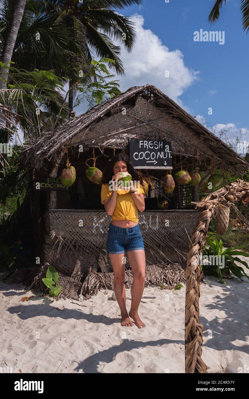 Coconut Palm Tree Zanzibar Tanzania High Resolution Stock Photography ...