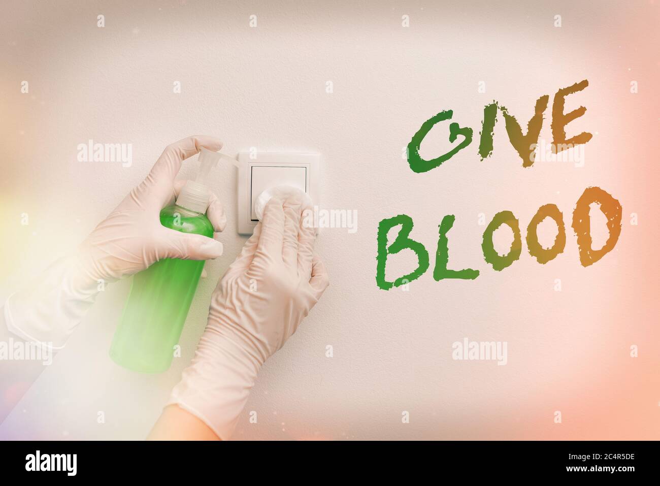 Word writing text Give Blood. Business photo showcasing an individual ...