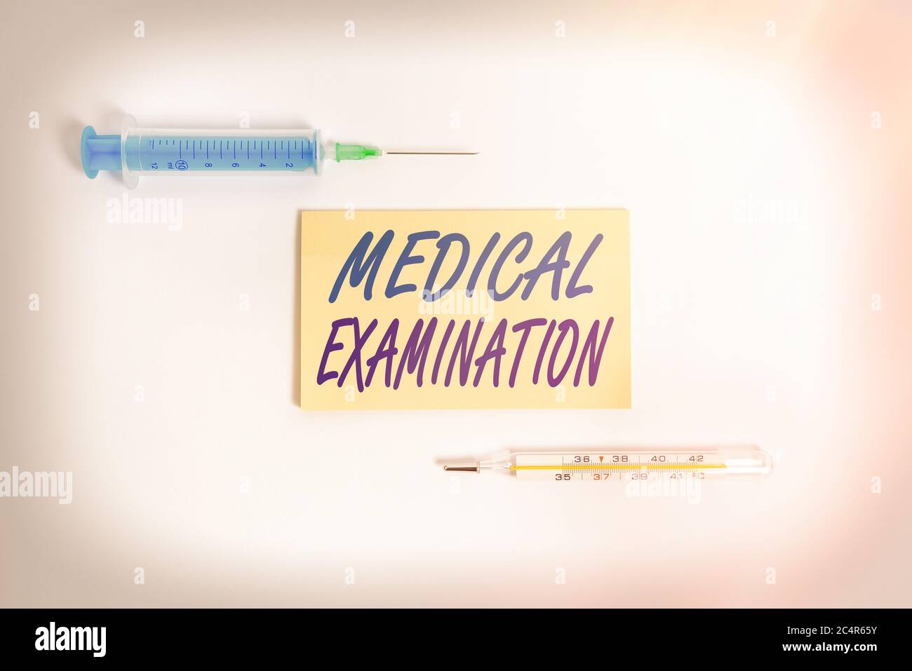 Text sign showing Medical Examination. Business photo showcasing the ...