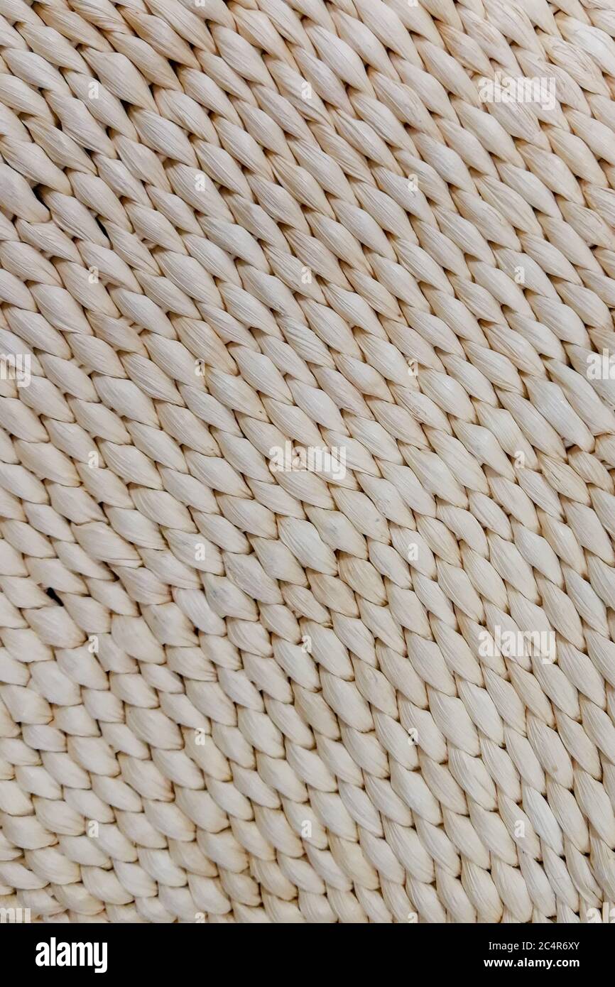 White wicker furniture surface. can be used as tebeckground, texture ...