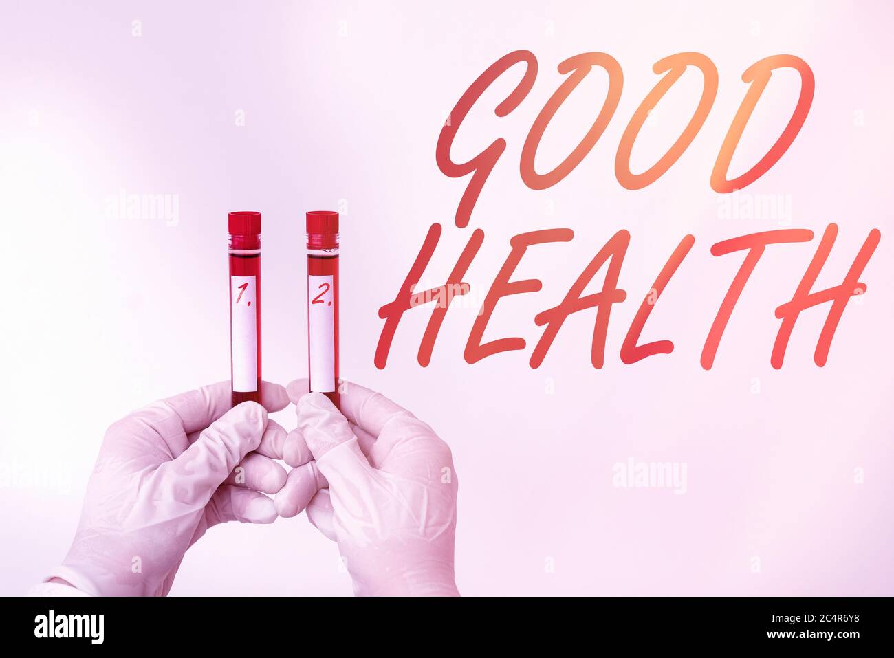Text sign showing Good Health. Business photo text state of being ...