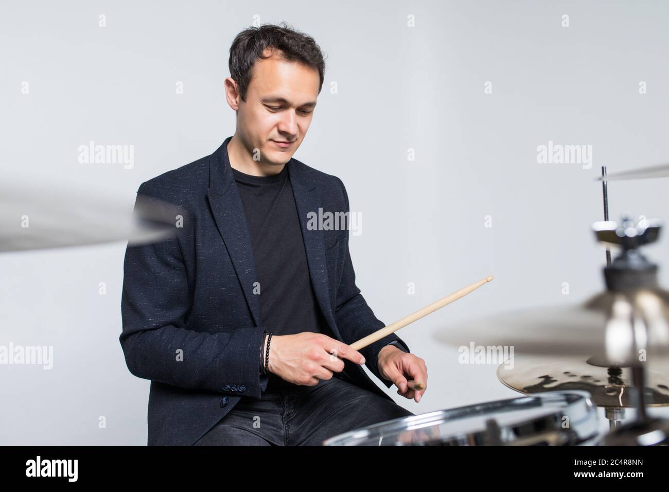 Drummer Playing Drums High Resolution Stock Photography and Images - Alamy