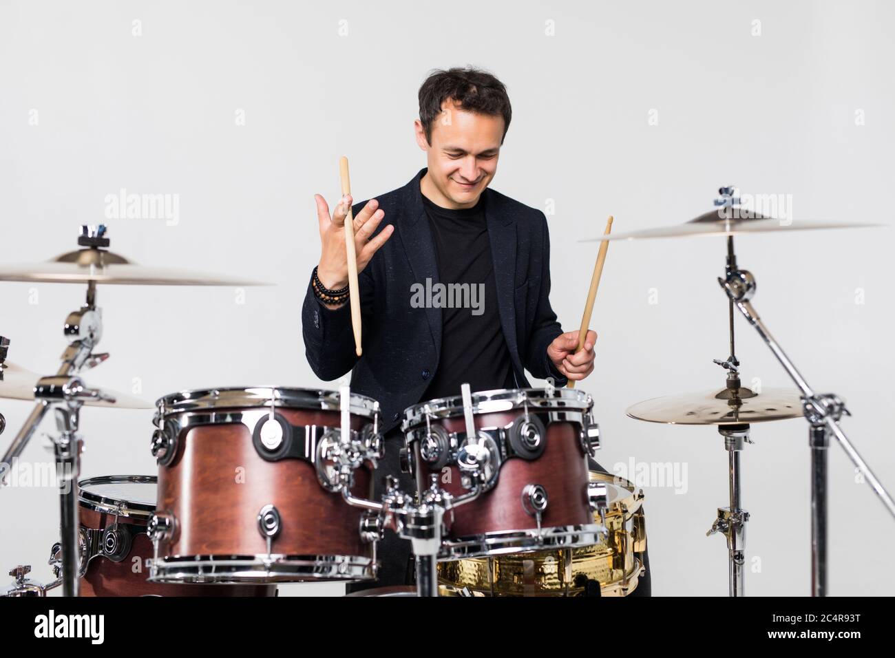 Bald bass player hi-res stock photography and images - Alamy