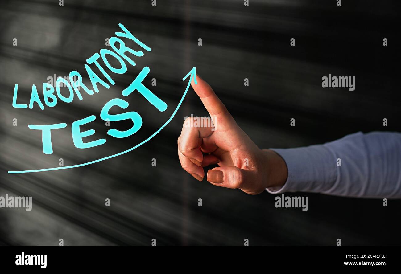 Handwriting text writing Laboratory Test. Conceptual photo ...