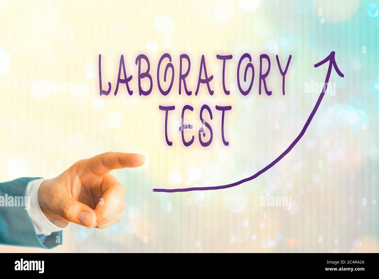Conceptual hand writing showing Laboratory Test. Concept meaning ...