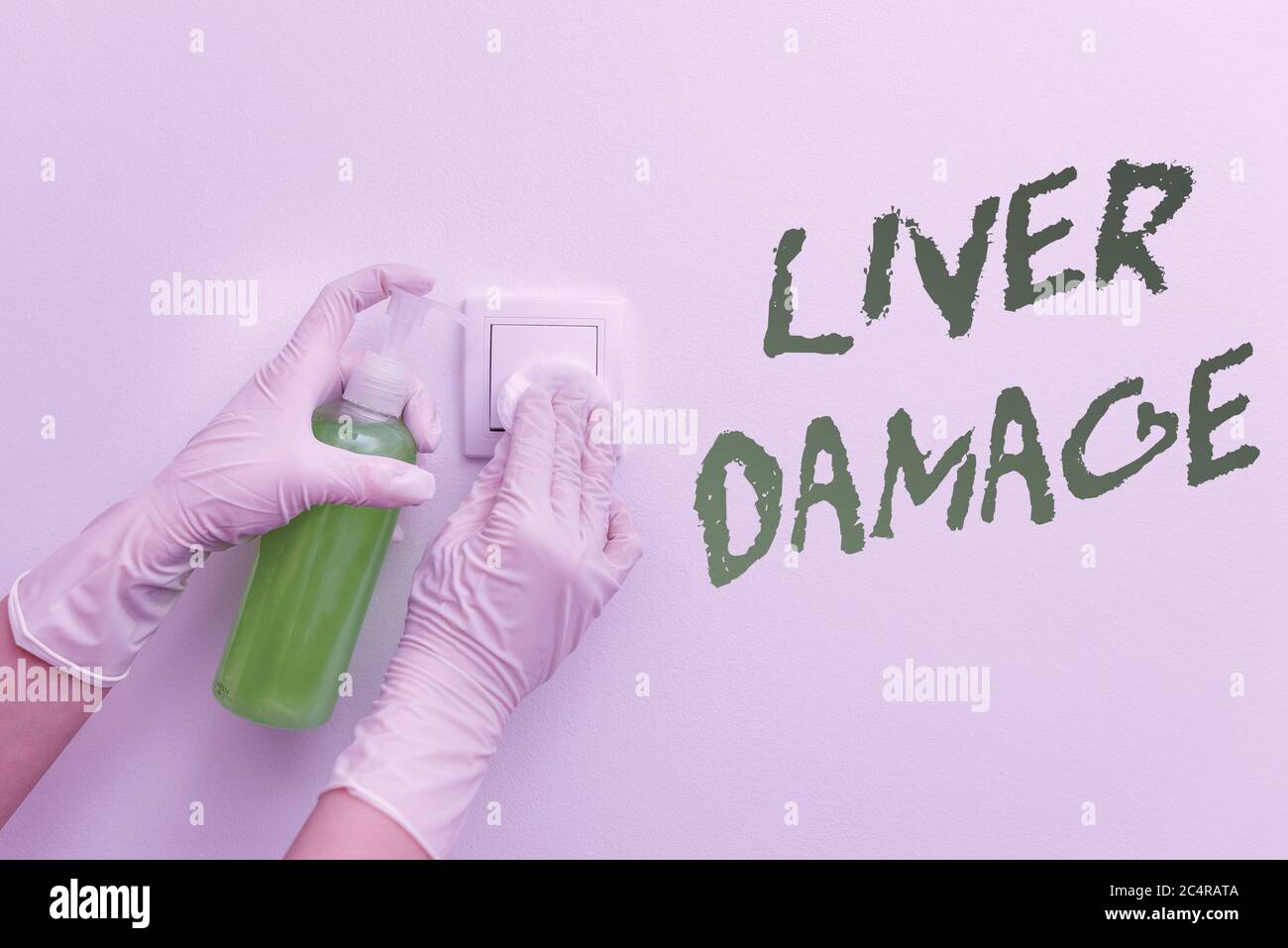 Word writing text Liver Damage. Business photo showcasing any disorder ...