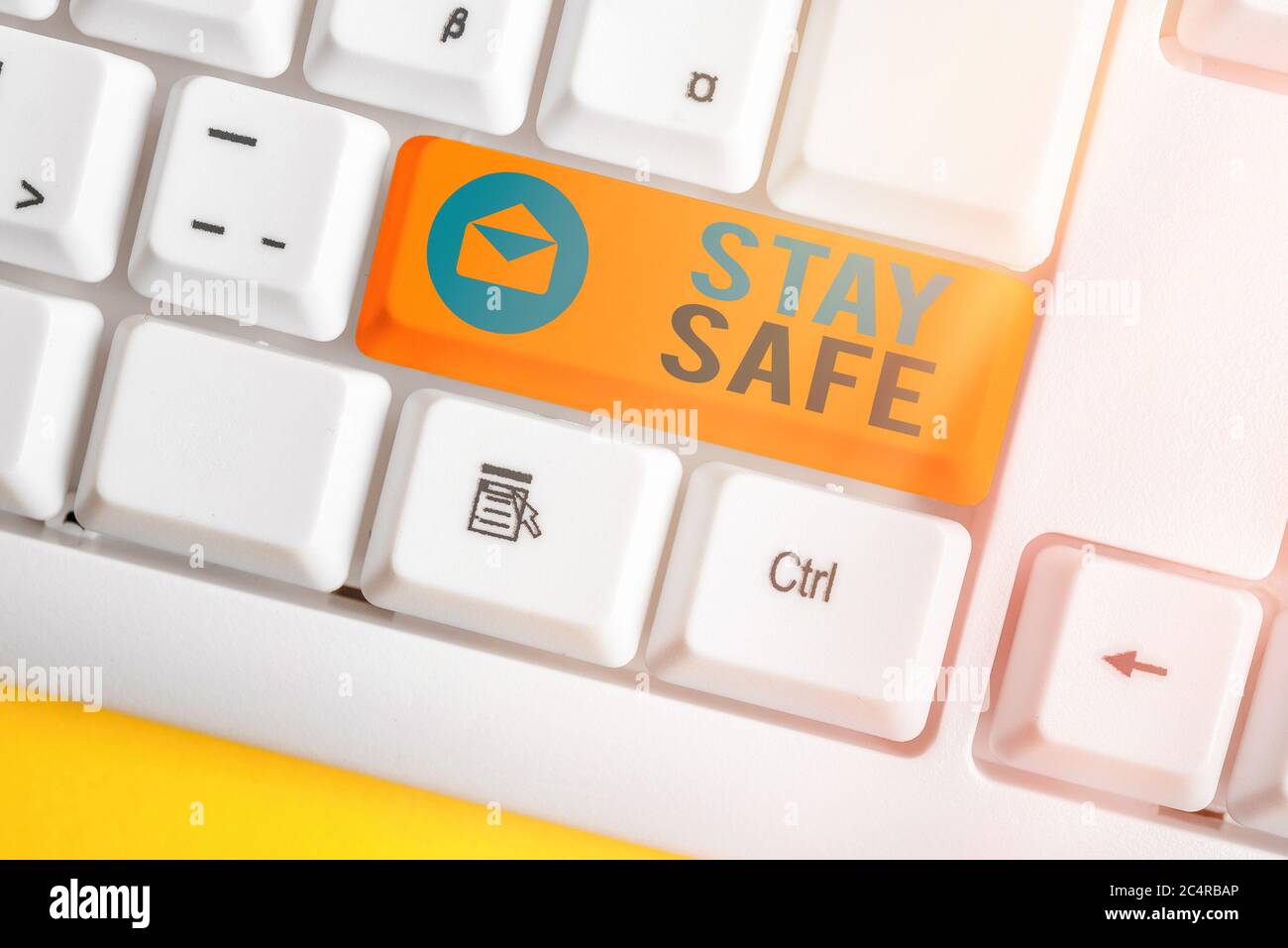 Text sign showing Stay Safe. Business photo text secure from threat of ... Text sign showing Stay Safe. Business photo text secure from threat of ...
