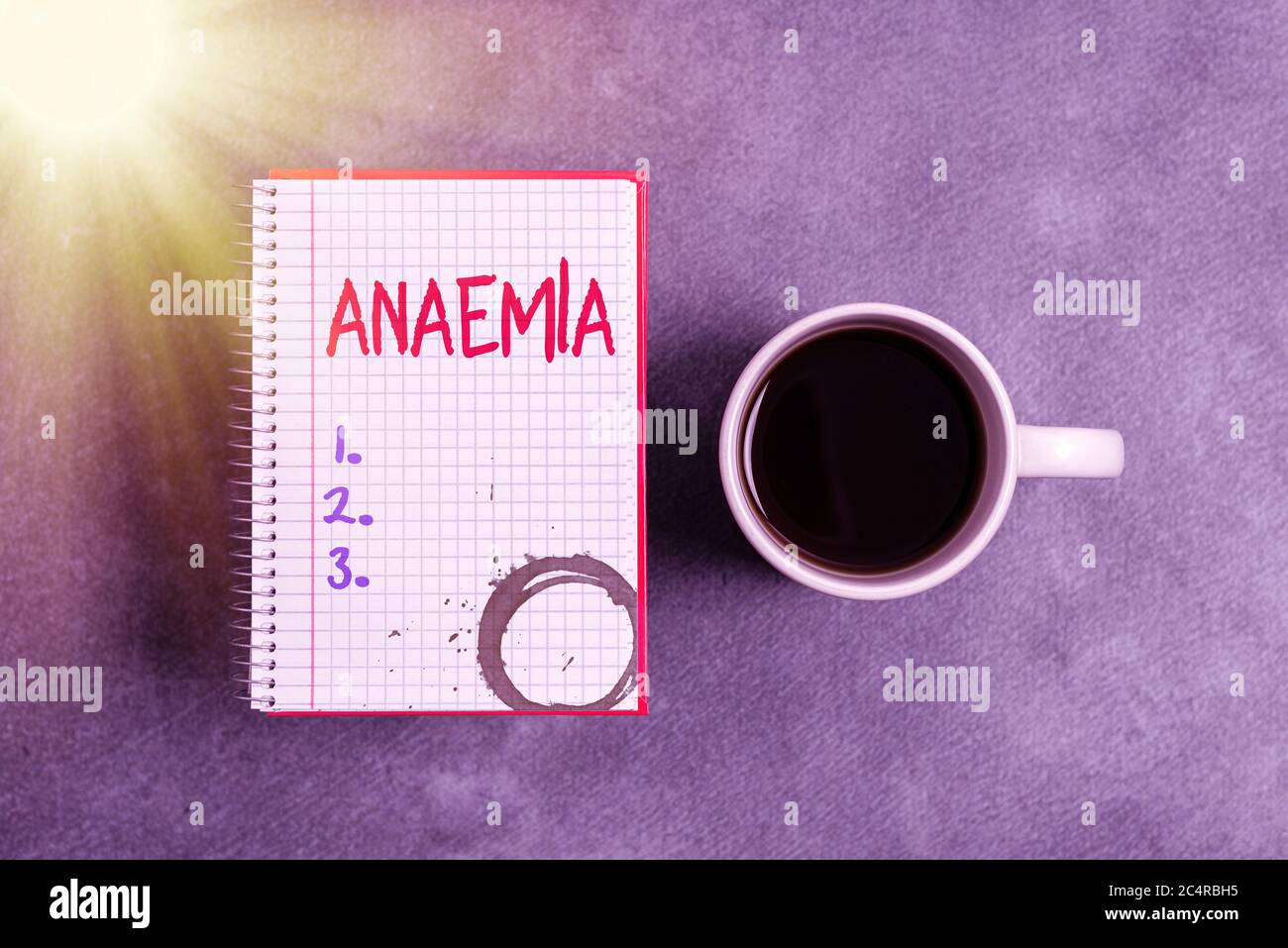 Text sign showing Anaemia. Business photo text a condition marked by a ...