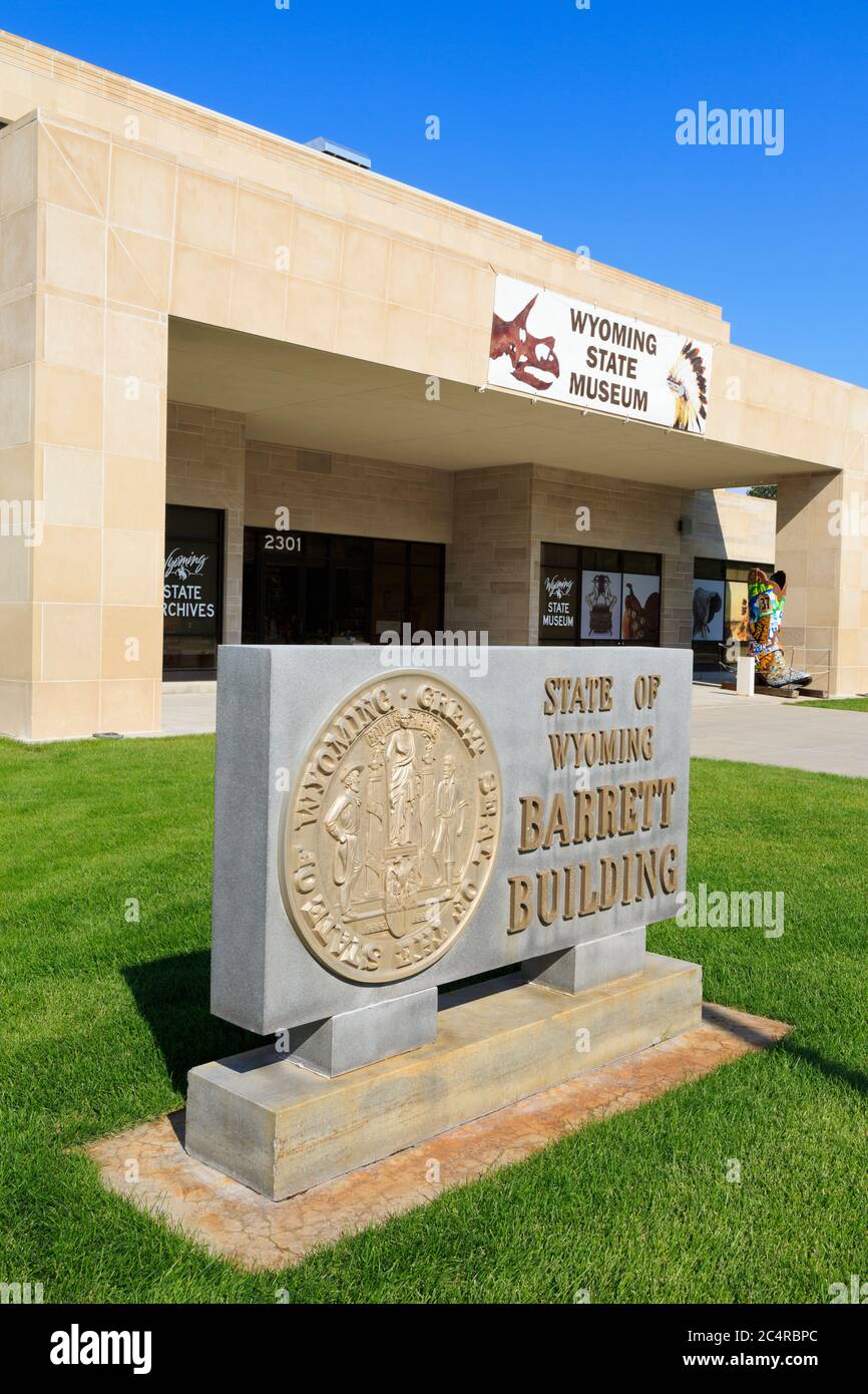 Wyoming State Museum,Cheyenne,Wyoming,USA Stock Photo - Alamy