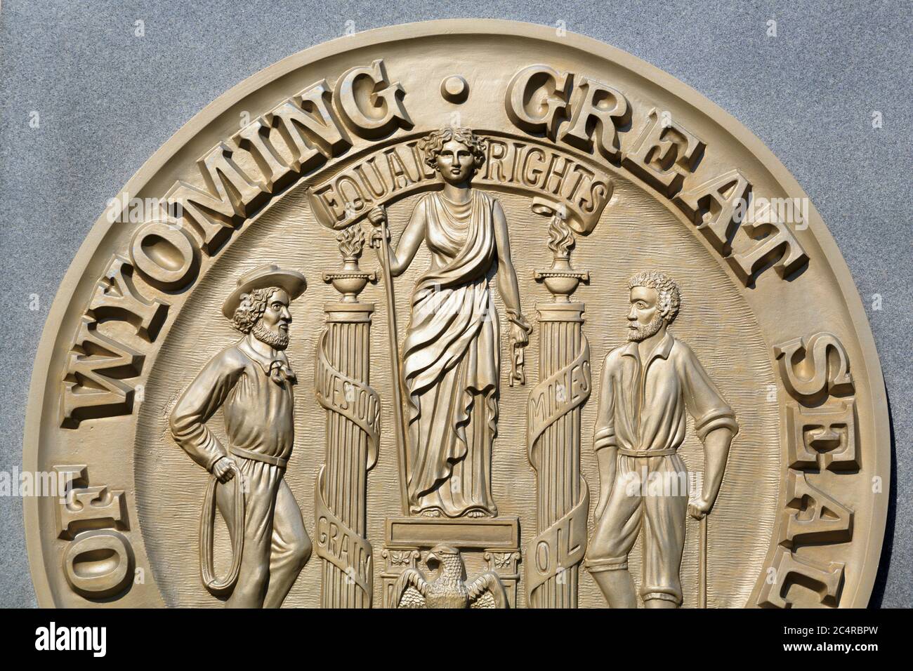 Seal of wyoming hi-res stock photography and images - Alamy