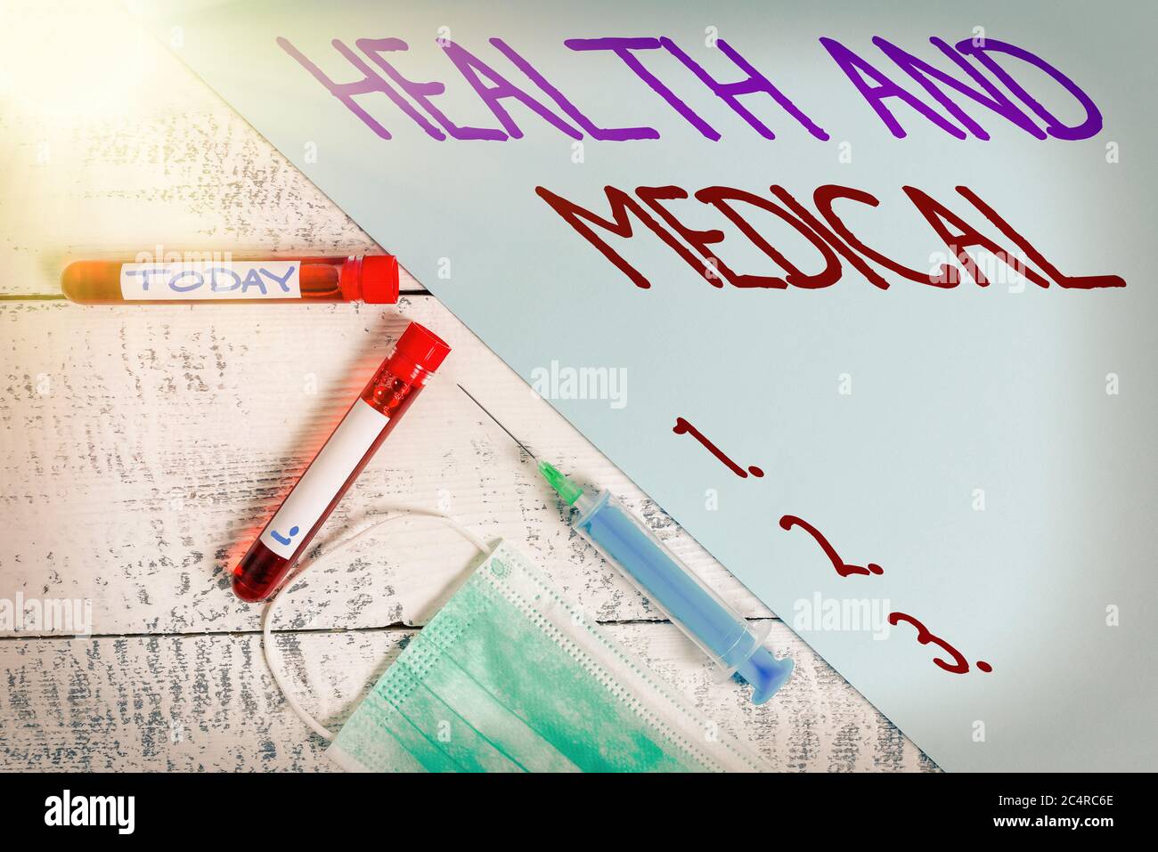 Handwriting text writing Health And Medical. Conceptual photo study and ...