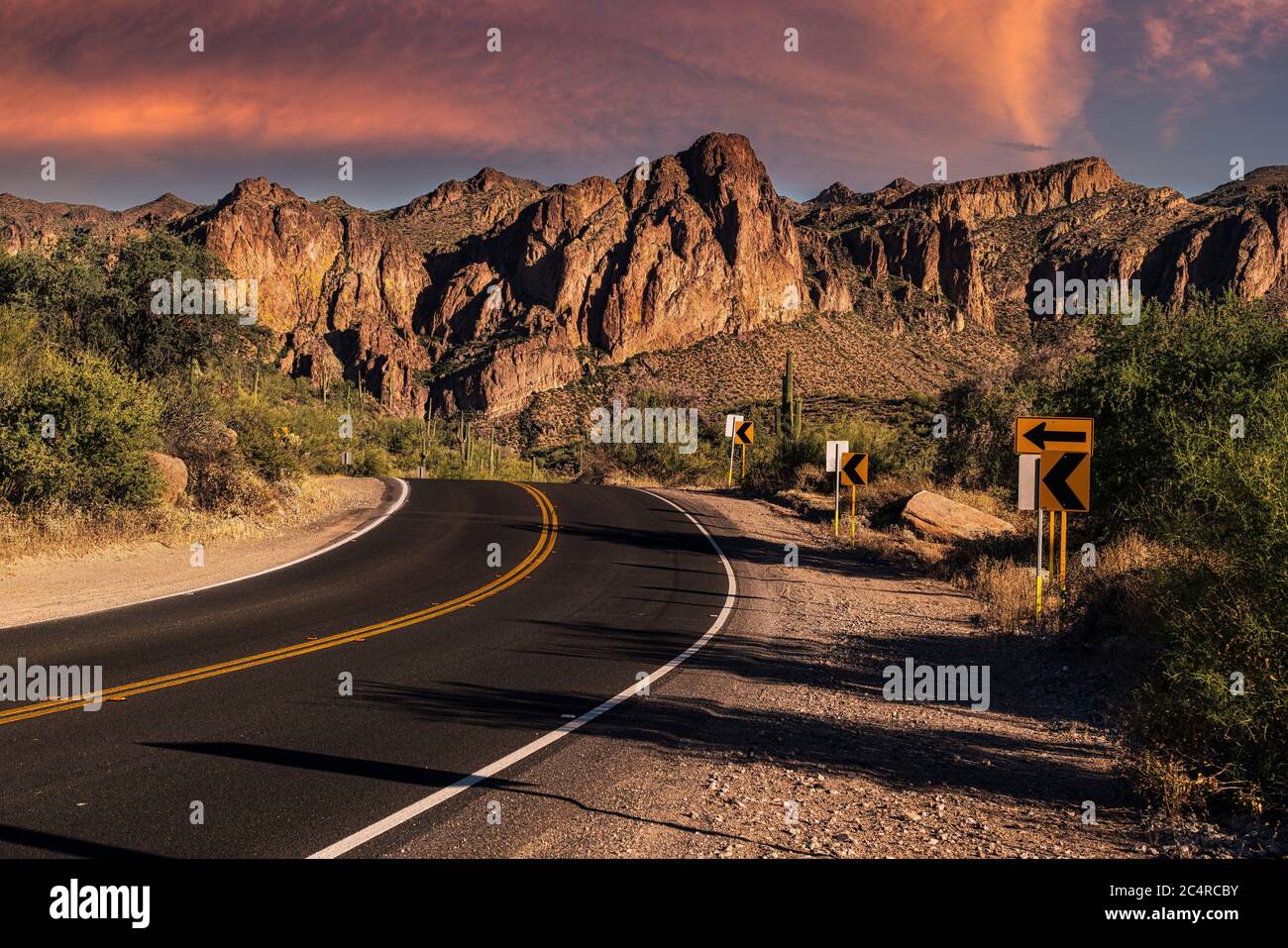 A view of the Sonoran Desert near Phoenix, Arizona Stock Photo - Alamy