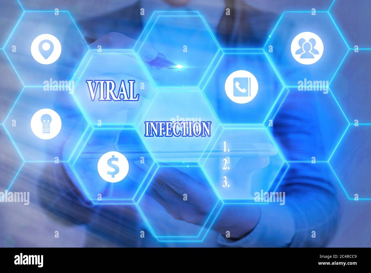 Word writing text Viral Infection. Business photo showcasing Specific ...