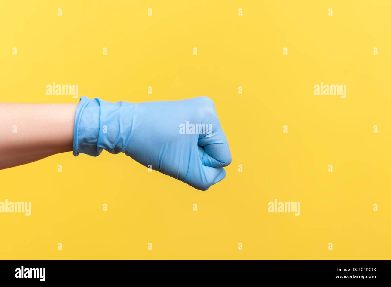 Side view fist hand gesture hi-res stock photography and images - Alamy