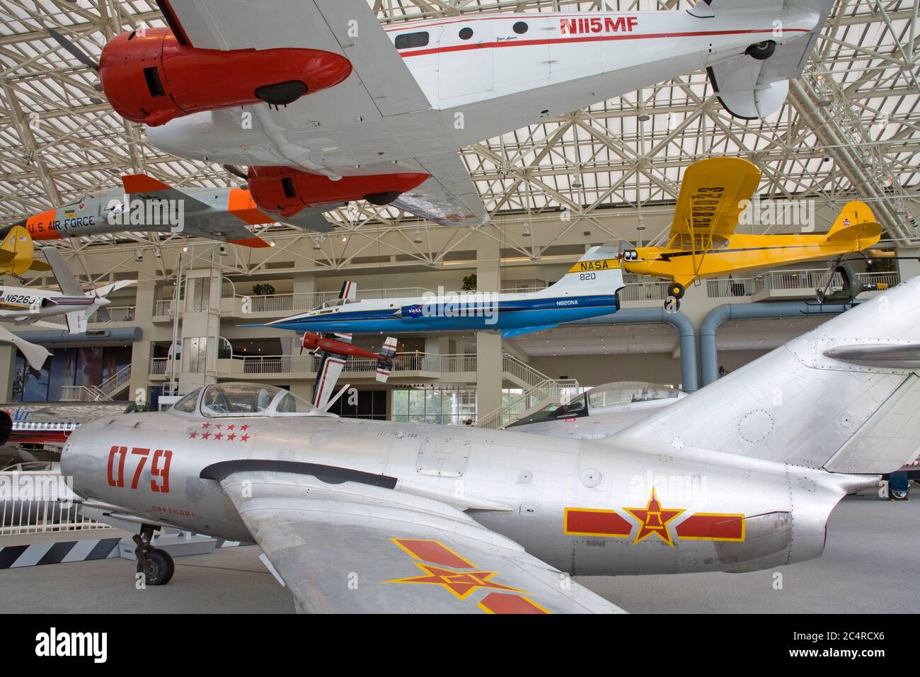 Soviet MIG 15, Museum of Flight, Seattle, Washington State, USA Stock ...