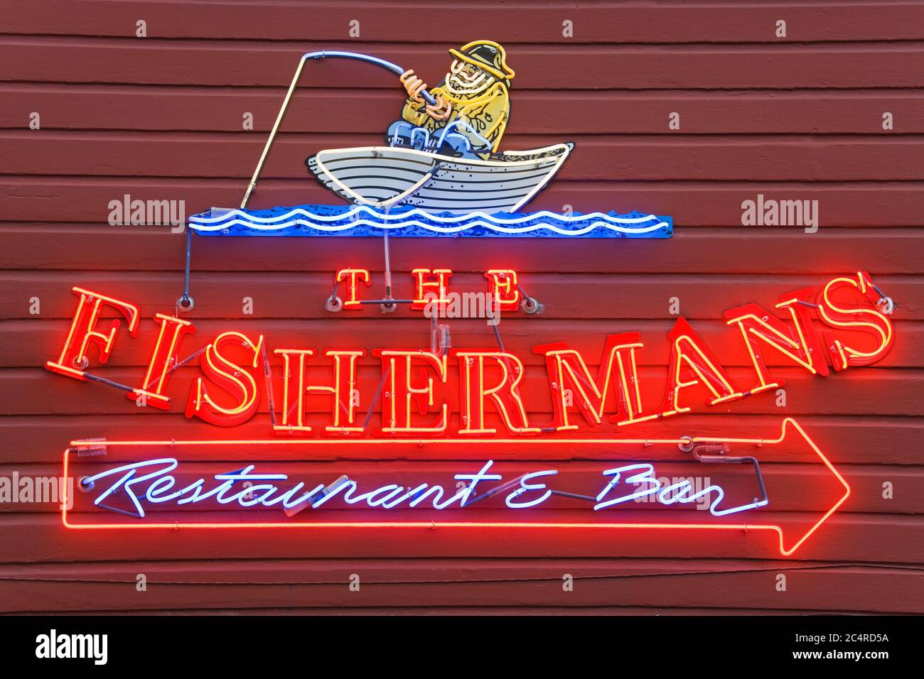 Seafood Restaurant on Pier 57, Seattle, Washington State, USA Stock ...
