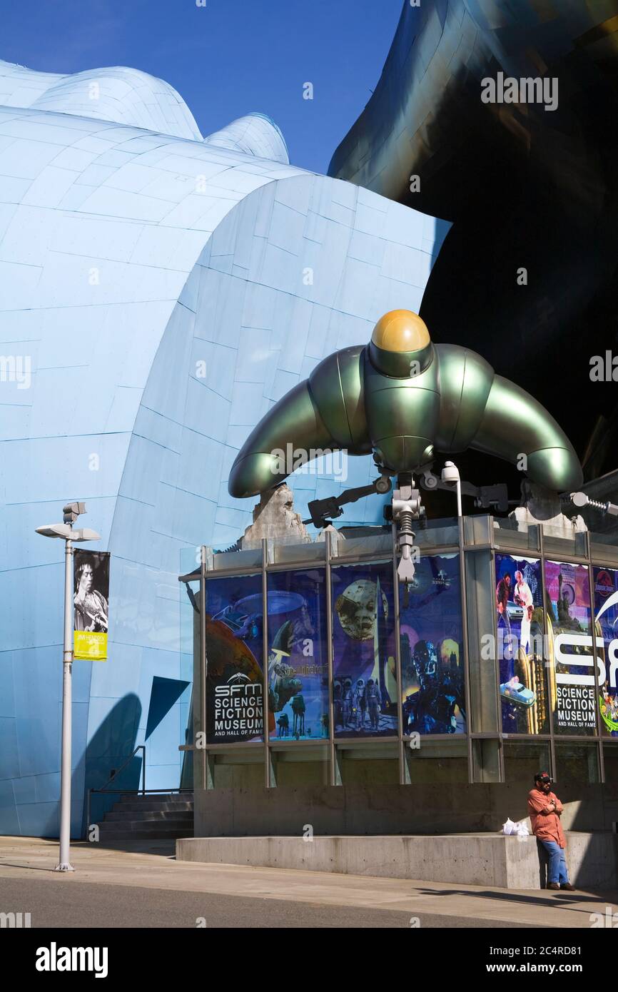 Science Fiction Museum, Seattle Center, Seattle, Washington State, USA ...