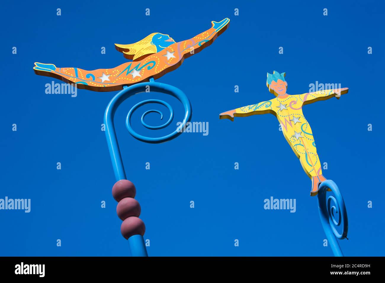 Seattle Center Sculptures, Seattle, Washington State, USA Stock Photo ...