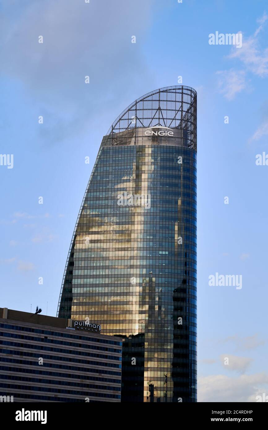 ENGIE headquarters and a pullman hotel, skyscrapers and office ...