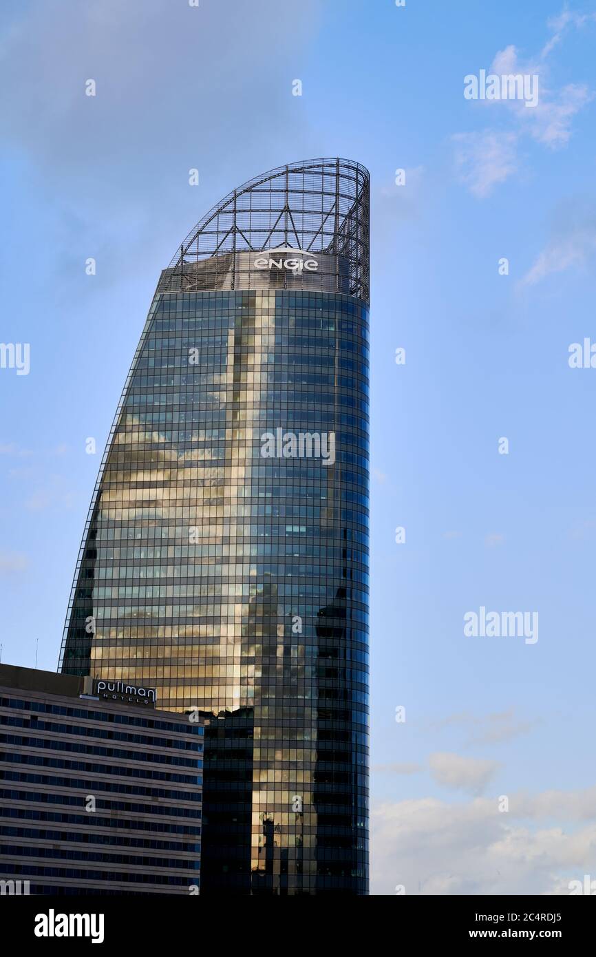 ENGIE headquarters and a pullman hotel, skyscrapers and office ...