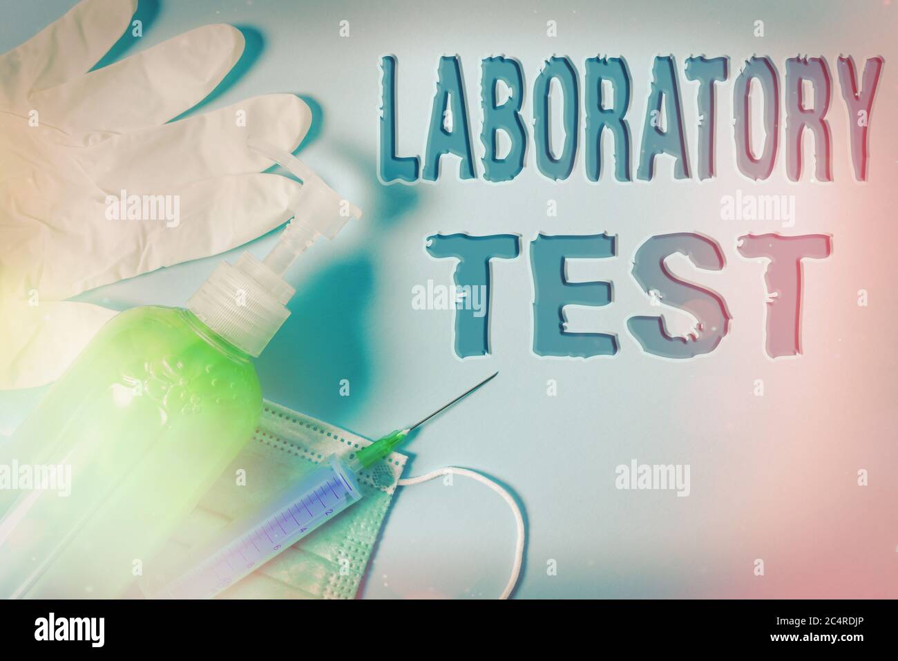 Conceptual hand writing showing Laboratory Test. Concept meaning ...
